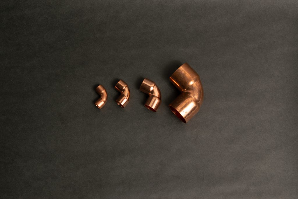 Codo de cobre 90° soldable – Total Cold